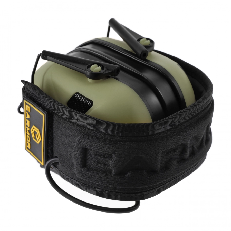 Aktywne ochronniki Earmor M300X zasilane bateriami AAA - ochrona słuchu ...